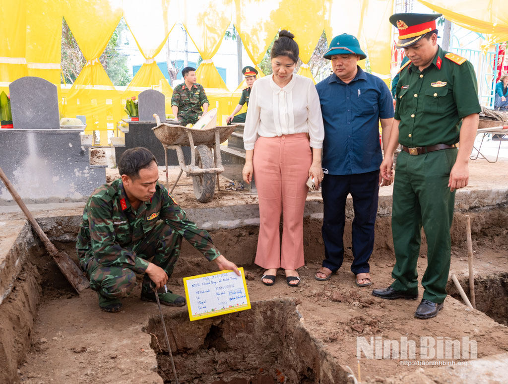 Các địa phương triển khai lấy mẫu hài cốt liệt sĩ chưa xác định được ...